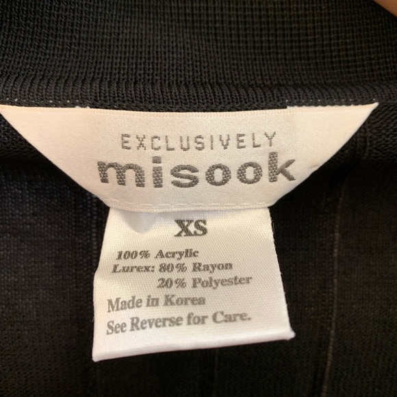 Misook | Sweaters | Misook Ruffle Snap Front Cardigan Sweater Xs | Poshmark